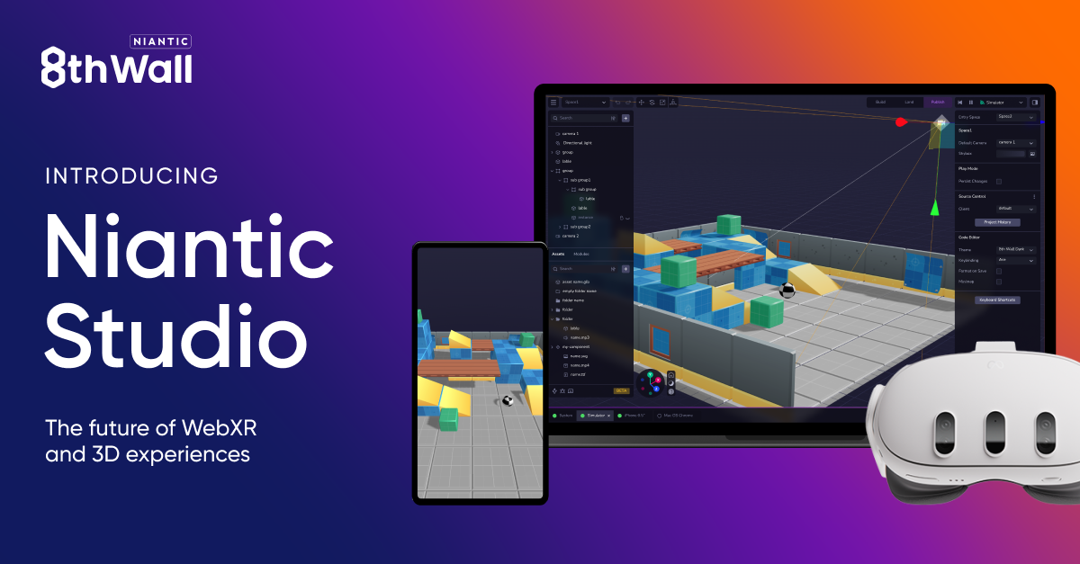 Introducing Niantic Studio: The Future of Web-Based XR and 3D Content Creation | 8th Wall